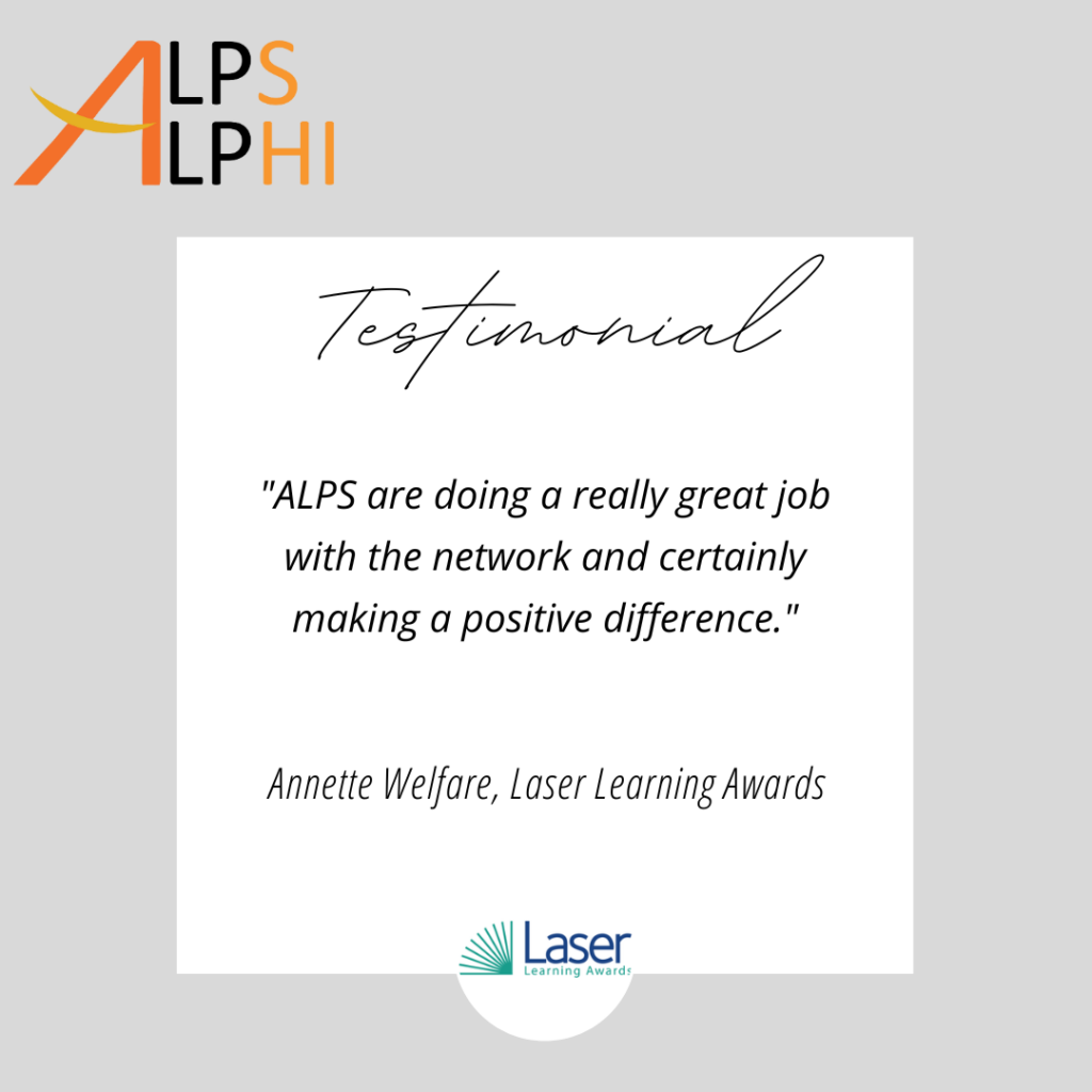 ALPS Testimonials: Laser Learning Awards - ALPS Alphi